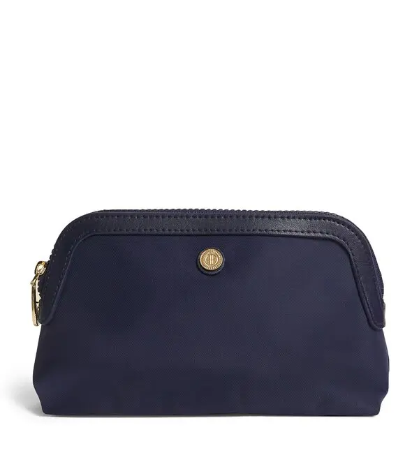 Harrods Small Nylon Wash Bag - Navy