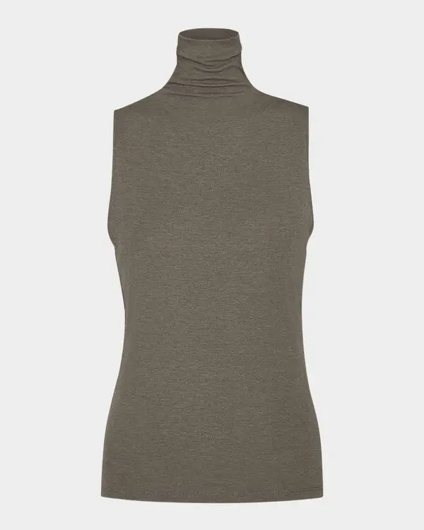 Vince Sleeveless Turtleneck Top - H Cypress