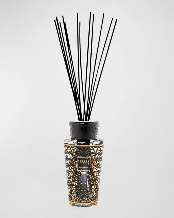 BAOBAB COLLECTION Arabian Nights Diffuser, 16.9 Oz - Black & Gold