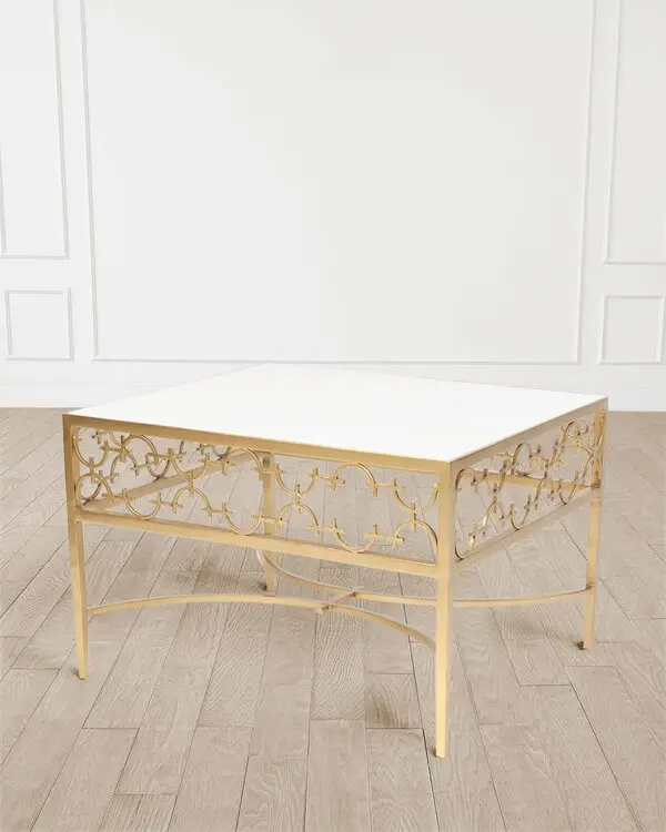 WILLIAM D. SCOTT FOR GLOBAL VIEWS C-fret Cocktail Table