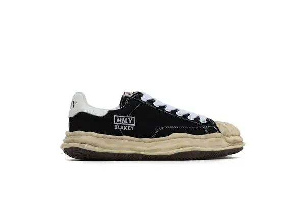 Mihara Yasuhiro Blakey Og Dyed Sole Sneakers - Black/white