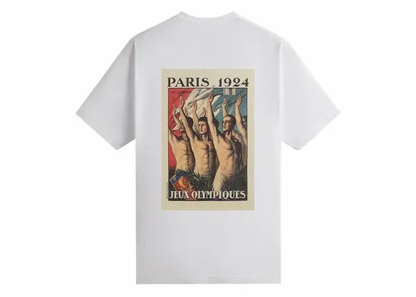 Kith Olympics Heritage Paris 1924 Vintage Tee Shirt - White