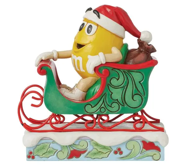 JIM SHORE M&m's M&m's Yellow Charact In Slei Gh