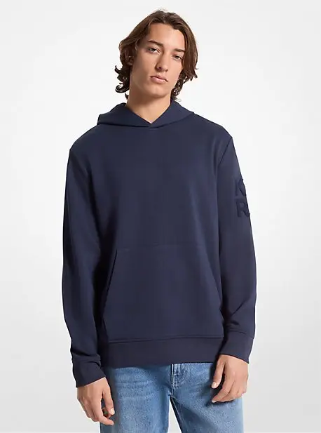 Michael Kors Cotton Blend Hoodie - Blue
