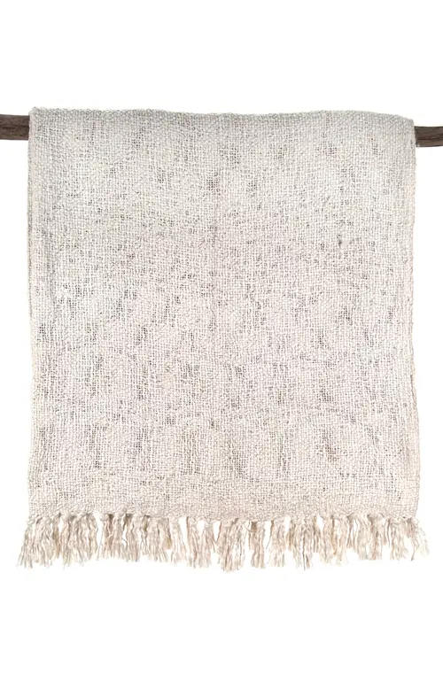 THE NASCENT Textured Oxford Throw Blanket