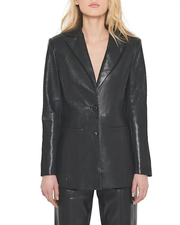 AS By DF Jordan Boyfriend Recycled Leather Blazer - Black