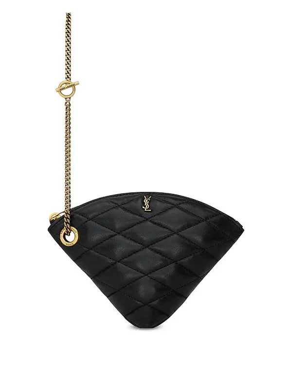 Saint Laurent Sade Coin Purse In Lambskin
