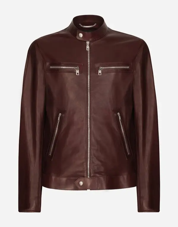 Dolce & Gabbana Leather Jacket - Multicolor