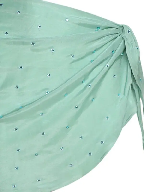 Oseree Gem Crystal-embellished Pareo