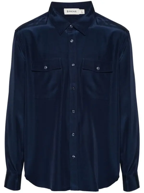 Simkhai Niall Shirt - Blue