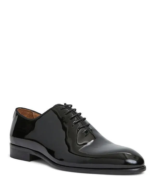 Bruno Magli Angelo Patent Oxford Shoes - Black Pate