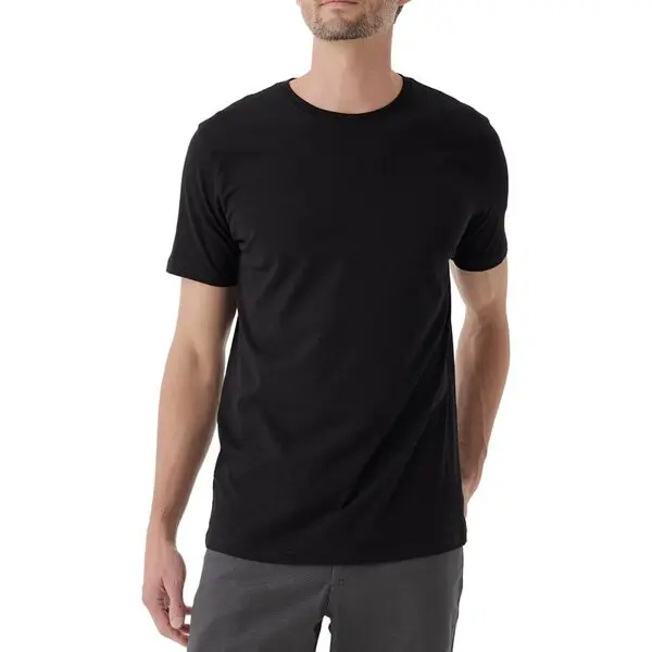 PACT Organic Cotton Softspun Crew Neck Tee - Black