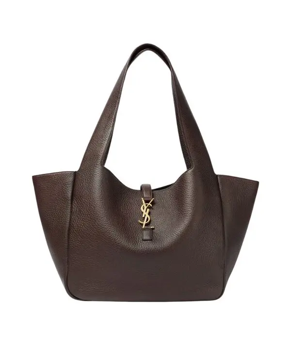Saint Laurent Le 5 À 7 Bea Large Leather Shopper - Red