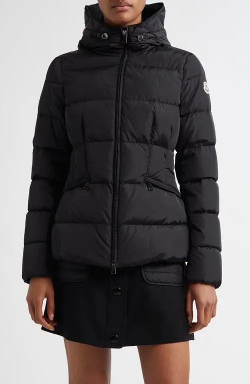 Moncler Avoce Hooded Down Jacket - Black/black