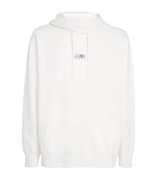 MAISON MARGIELA Cotton Jersey Hoodie - White