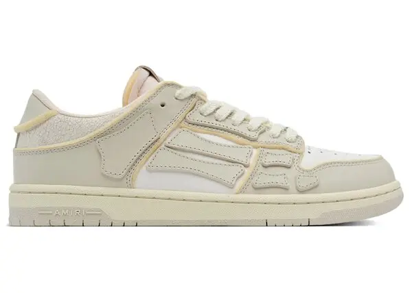 Amiri Skel Top Low Sneakers - Birch/white
