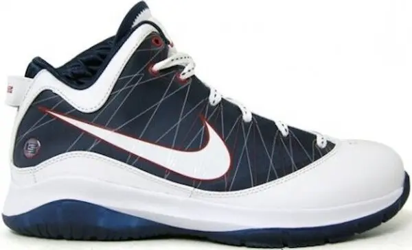 Nike Lebron 7 Ps P. S. Sneakers - White/midnight Navy Blue