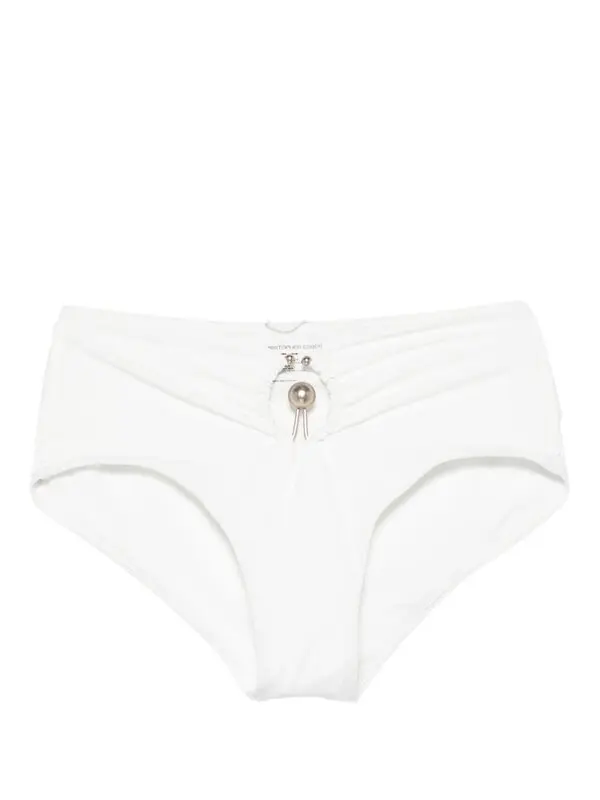 Christopher Esber Orbit Bikini Bottom - White