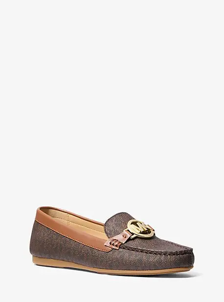 Michael Kors Fulton Signature Logo Moccasin - Brown