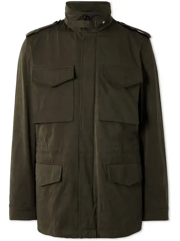 ジャケット・アウター Dunhill Dunhill Shell Field Jacket - Green | Editorialist