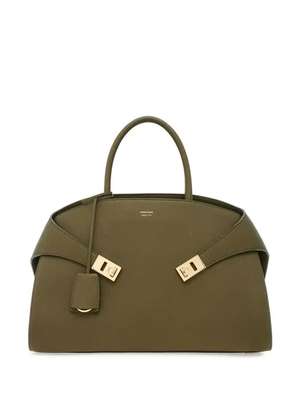 FERRAGAMO Medium Hug Tote Bag - Green