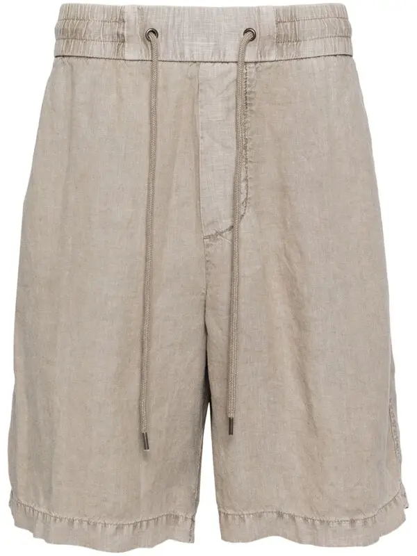 JAMES PERSE Straight-leg Linen Shorts