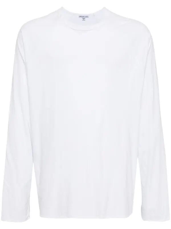 JAMES PERSE Clear Long-sleeve T-shirt - White