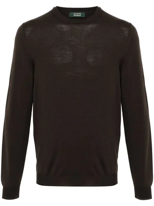 ZANONE Fine-knit Sweater - Brown