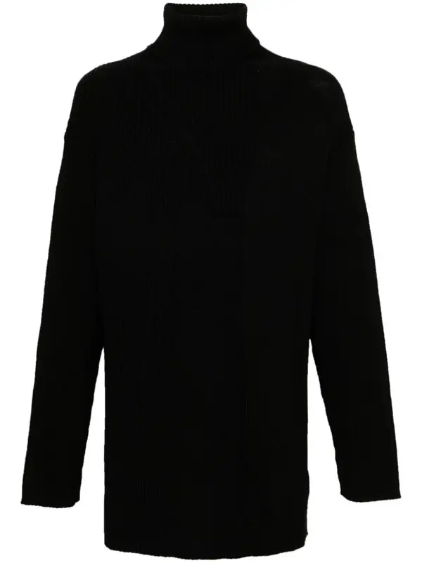 Yohji Yamamoto Ribbed Knit Sweater