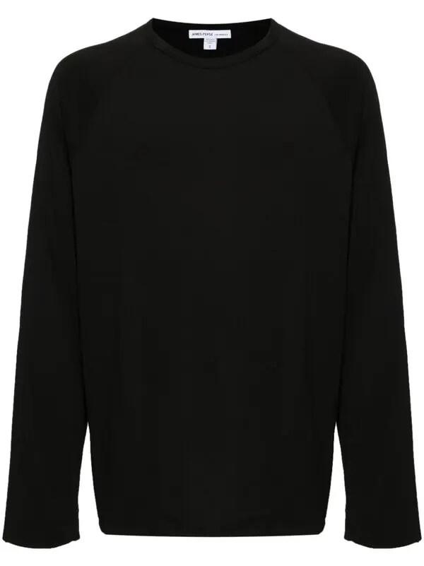 JAMES PERSE Clear Long-sleeve T-shirt - Black