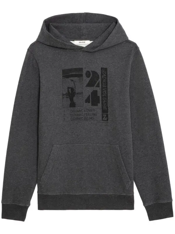 Zadig&Voltaire Sanchi Photoprint Hooded Sweatshirt