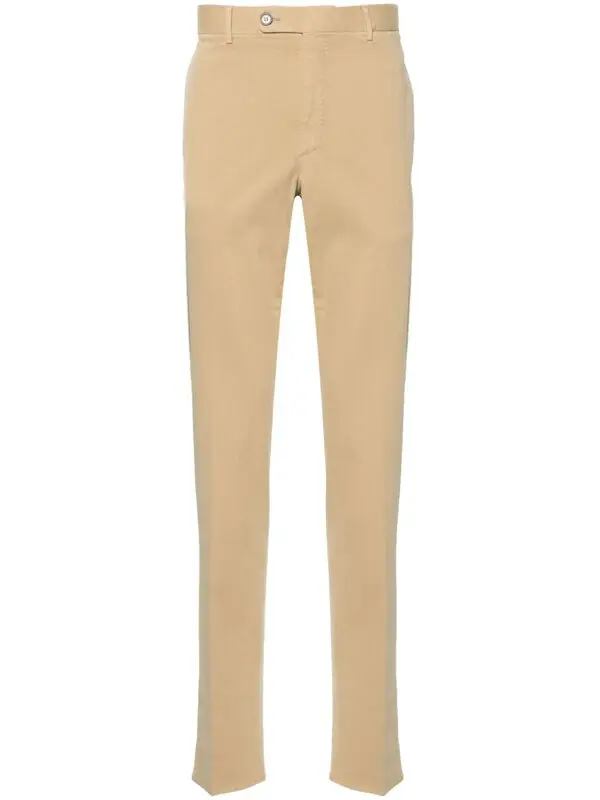 Incotex Tapered-leg Cotton Trousers