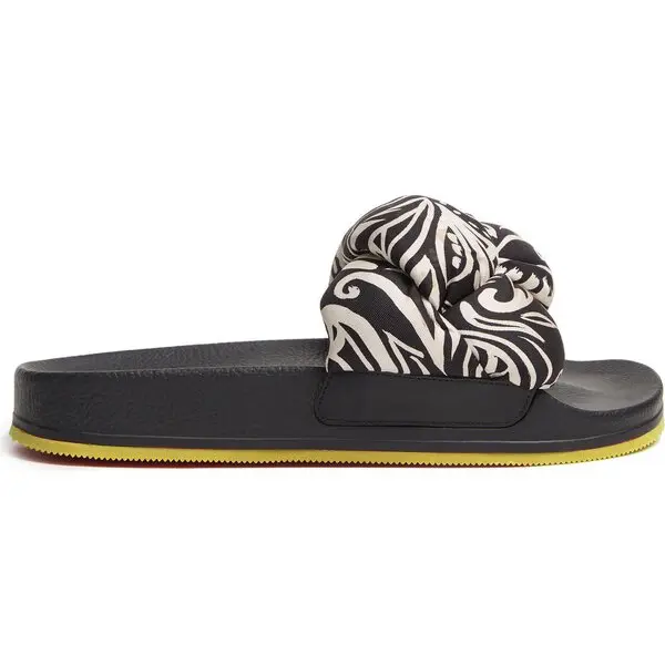 La DoubleJ Treccia Slides - Fauve Black