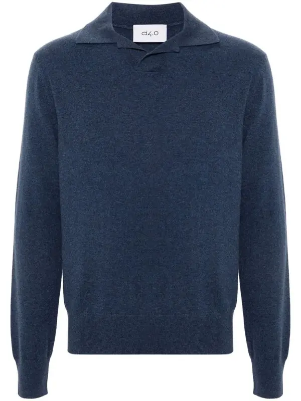 D4.0 Cashmere Sweater - Blue
