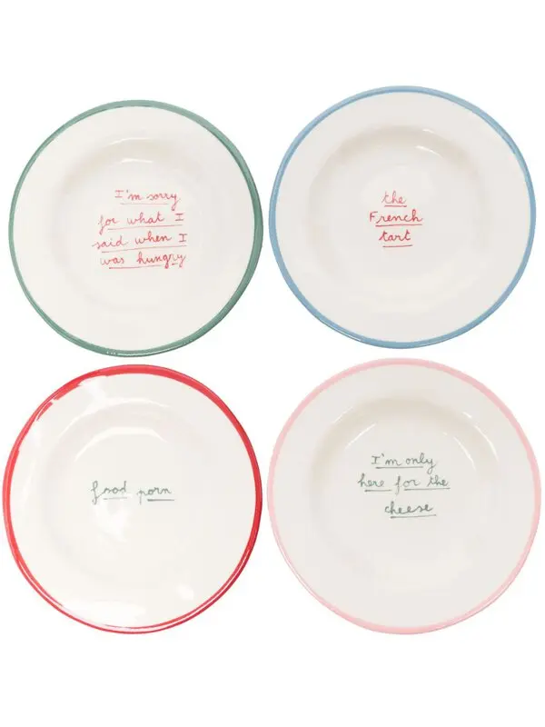 LAETITIA ROUGET X Browns Foodie Dessert Plates - Multicolour