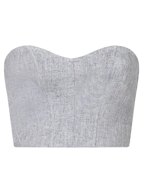 FORTE_FORTE Strapless Bustier Top