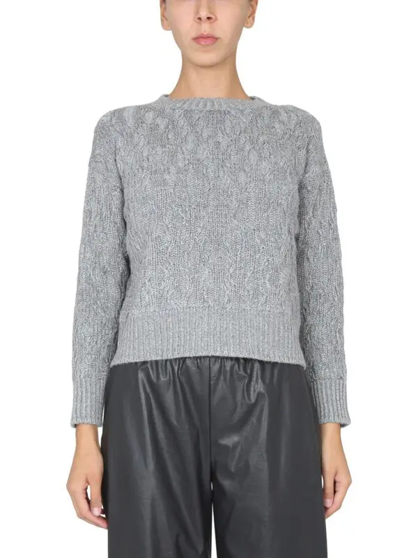 Fabiana Filippi Virgin Wool Braided Sweater