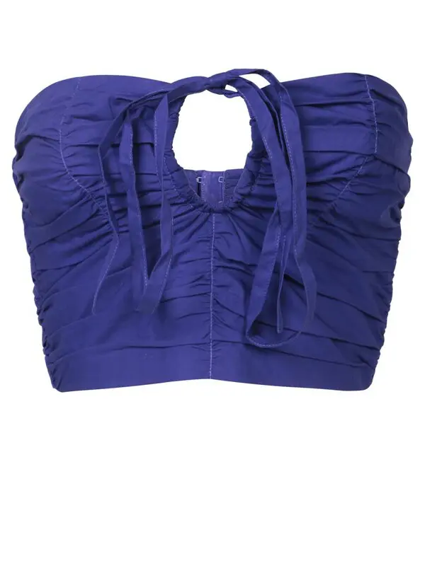 FORTE_FORTE Poplin Bustier Top