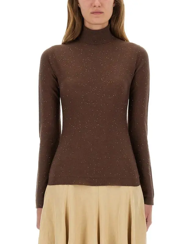 Fabiana Filippi Wool Jersey - Brown