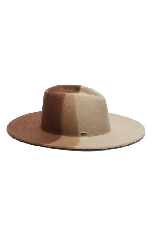 Eugenia Kim Harlowe Color Block Fedora - Beige/camel/brown