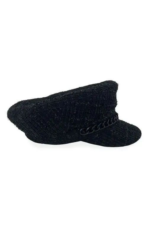 Eugenia Kim Marina Chain Trim Cap - Black