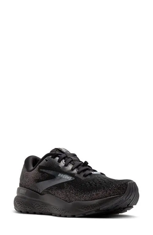 Brooks Ghost 16 Gtx Gore-tex® Waterproof Running Shoe - Black/black/ebony