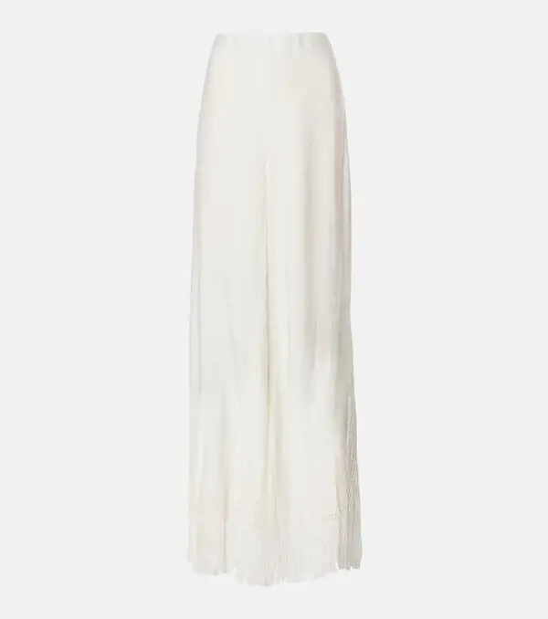 Stella McCartney Fringed Wide-leg Pants