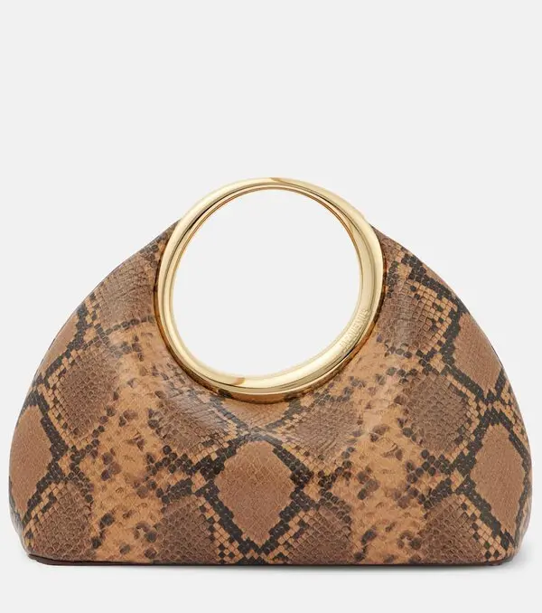 Jacquemus Le Petit Calino Mini Leather Tote - Brown