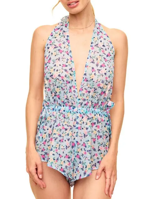 ADORE ME Merilyn Romper - Ditsy Blue
