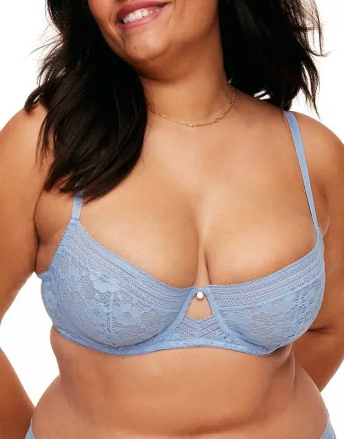 ADORE ME Nolie Unlined Demi Bra - Medium Blue