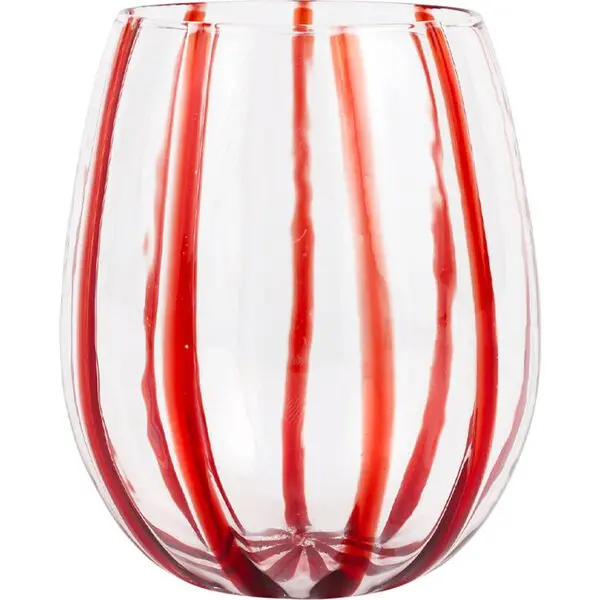 VIETRI Nuovo Stripe Stemless Glass