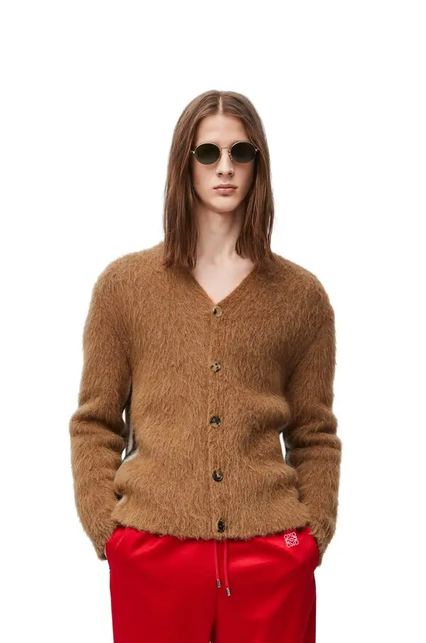 Loewe Luxury Cardigan In Alpaca Blend