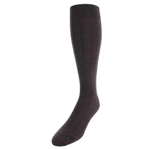 Trafalgar Maxwell Cashmere Blend Over-the-calf Socks - Brown