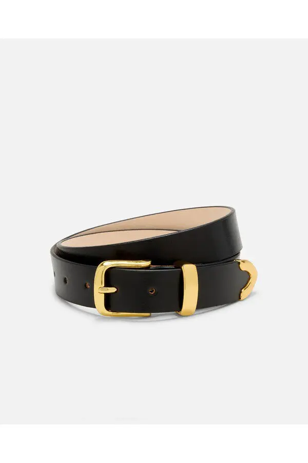 AUREUM No. 7 Leather Belt - Black